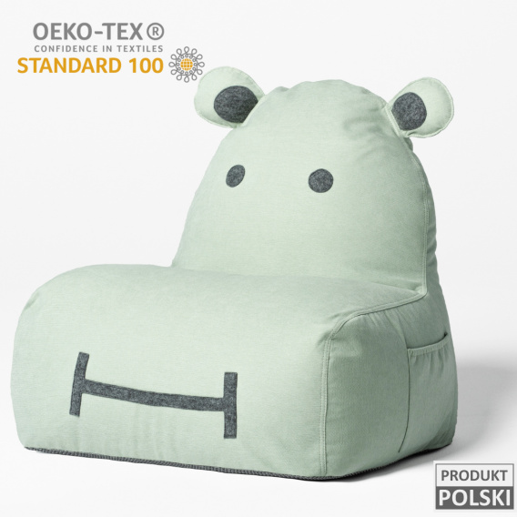 Pufa siedzisko Hippo Soft - Miętowa > The Brooklyn Kids